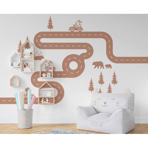 road wall sticker
