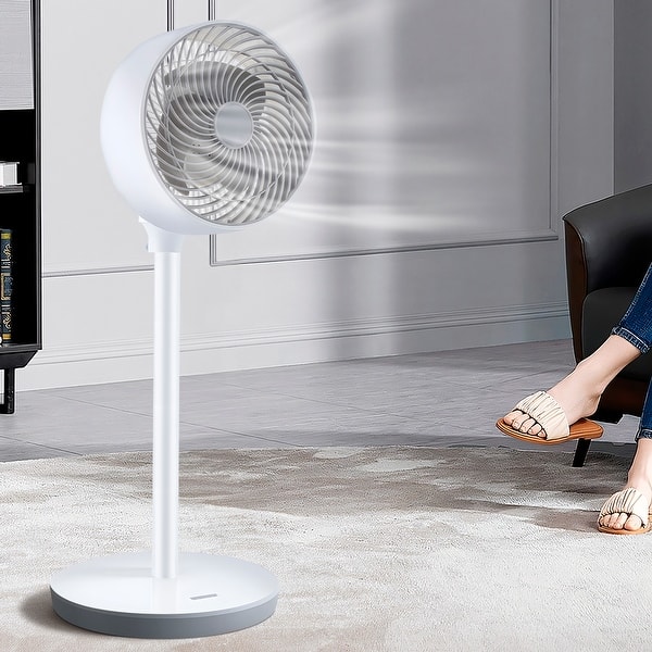 Pedestal Electric Stand Fan Oscillating Air Circulator With Remote ...