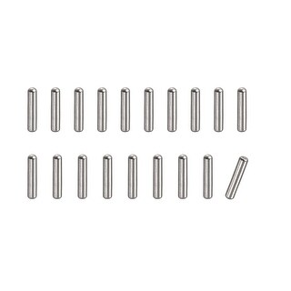 0.6x4mm Dowel Pins, 20pcs Round Head Flat Chamfered End Dowel Pin ...