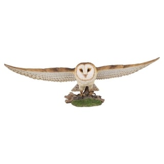 31" Barn Owl Flying Outdoor Garden Statue - Bed Bath & Beyond - 38210726