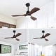 42" Ceiling Fan Light with Remote, Quiet DC Motor, Wall Mount Holder ...