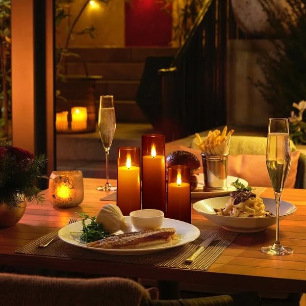 dining table candles