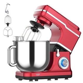 Stand Mixer, 7.5QT Bowl With Handle, 10-Speed Settings, Electric ...