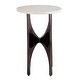 Elk Home Elroy Black Nickel Metal 14 Inch Wide Accent Table - Bed Bath ...
