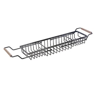 Bathtub Rack Flat Wire With Wooden Handle. - Bed Bath & Beyond - 42182958