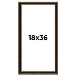 18x36 Frame Gold Antique Vintage Sold Wood Picture Frame | 1.75 Inch ...
