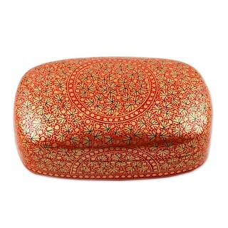 Novica Handmade Kashmir Treasure Papier Mache Decorative Box - Bed Bath ...