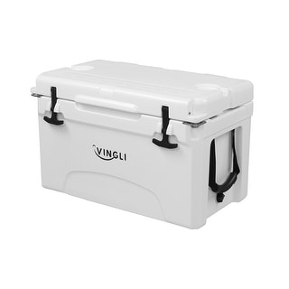 Vingli 55QT Camping Cooler Hard Ice Chest - Bed Bath & Beyond - 36117419