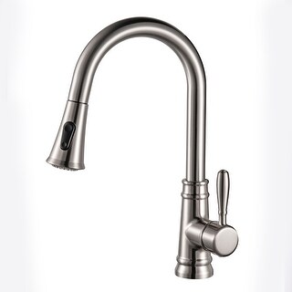 Single Handle High Arc Kitchen Faucet Ceramic Disk Cartridge(Overall ...