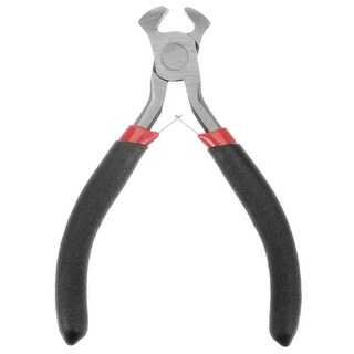 Mini End Cutting Pliers 4.5" End Nippers Precision Plier, Black Handle ...