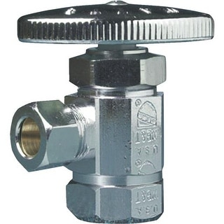 Mueller/B & K 1/2Fptx1/2C Angle Valve 190-233HC Unit: EACH - Bed Bath ...