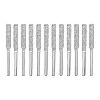 2Packs (12pcs) Diamond Chainsaw Sharpener Bits 5/32" 4mm Chain Saw ...