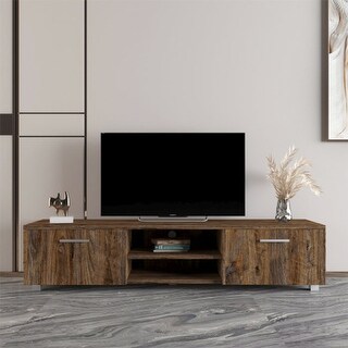 Living room TV benches Espresso modern tv stand - Bed Bath & Beyond ...