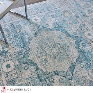 The Met X Exquisite Rugs Legacy Blue/Ivory Area Rug. - Bed Bath ...