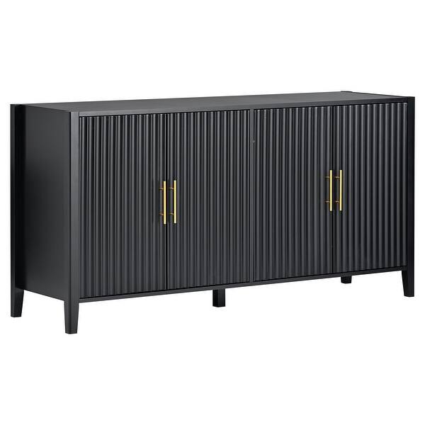 black radiator console