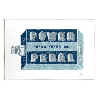 Stupell Power To Pedal Cycling Wall Plaque Art Design by Peter Horjus ...