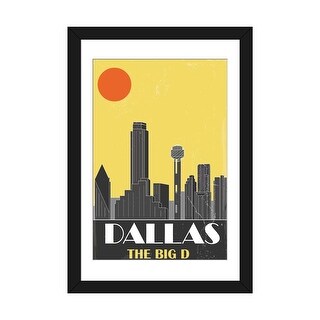 iCanvas "Dallas, Yellow" by Fly Graphics - Bed Bath & Beyond - 37406815