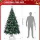 7 Ft Snow Tipped Artificial Christmas Tree With DIY 150 Warm Lights ...