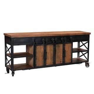 Emerson Wood Entertainment Console - Bed Bath & Beyond - 26397319