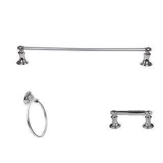ARISTA Highlander Collection 3 Piece Bathroom Accessory Set - Bed Bath ...