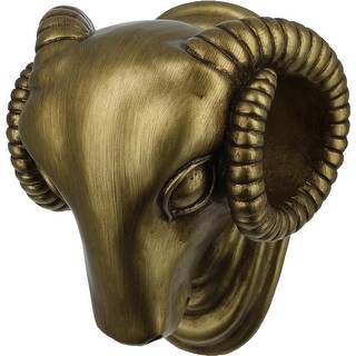 Ram Head Drapery Sconce, 1 3/8-inch Diameter - Bed Bath & Beyond - 42549347