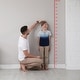 Height Chart Ruler 200cm Metric System PVC with Transfer Film Black ...