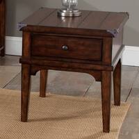 Heatherbrook Charcoal and Ash End Table - Bed Bath & Beyond - 12033006