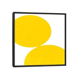 iCanvas "Two Yellow Circles" by Art Mirano Framed Canvas Print - Bed ...