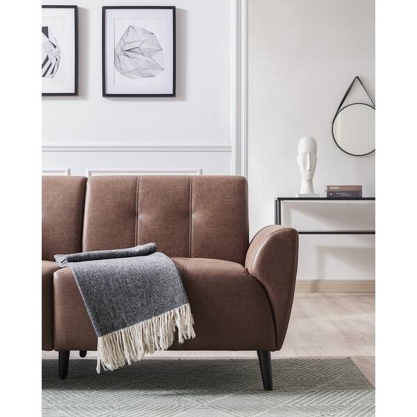 Bonded Leather Couch Sofa - Bed Bath & Beyond - 37515326