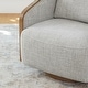 Spruce & Spring Skyler Modern Upholstered Living Room Swivel Bucket ...