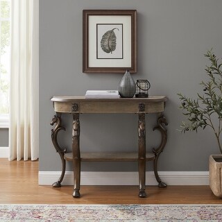 Montpellier Console Table Pewter - Bed Bath & Beyond - 37417287