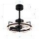 20-IN LED Ceiling Fan with Light and Remote(5 blade) - Bed Bath ...