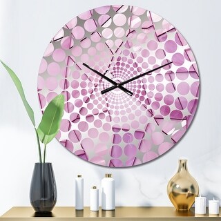 Designart "Pink Tranquil Surrender collages" Pink Abstract Collages ...