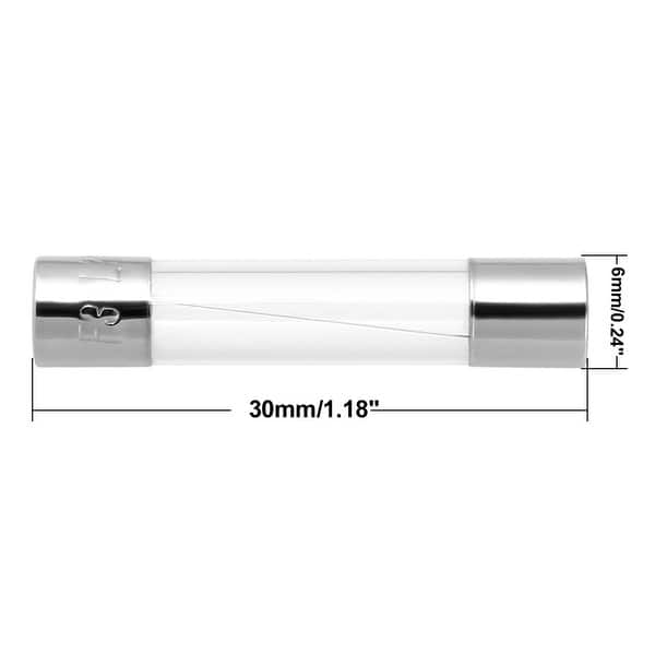 10 Pcs RY TF 192 Celsius Degree Cutoff Thermal Fuse AC 250V 1A-15A - 30x 6mm 10A 250V - Bed Bath ...