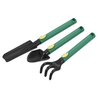 Mini Garden Tools Set Plastic Trowel Rake Spade Kit for Succulent 3Pcs ...
