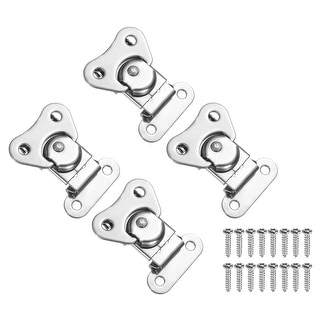 304 Stainless Steel Spring Loaded Butterfly Twist Latch - Silver - Bed ...