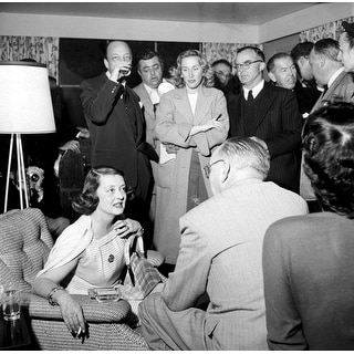 Bette Davis during an interview Photo Print - Bed Bath & Beyond - 25373407