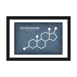 iCanvas "Testosterone Molecule" by GetYourNerdOn - Bed Bath & Beyond ...
