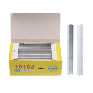 10000pcs Narrow Crown Staples U-shaped Brad Nails, Silver Tone - Bed ...