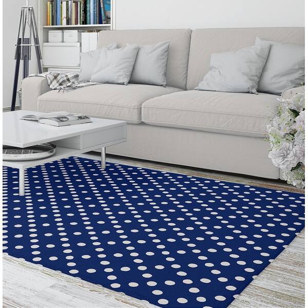 BETTINA COBALT BLUE Area Rug by Kavka Designs - Bed Bath & Beyond ...