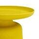 Side table small Space Stylish and Versatile Plastic Round Side Table ...