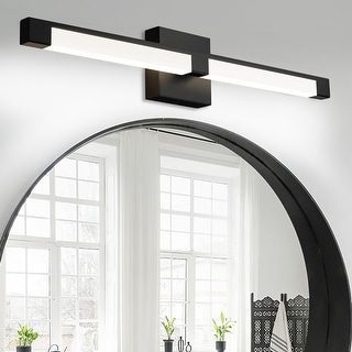 1 - Light Dimmable LED Black Bath Bar - Bed Bath & Beyond - 36000172