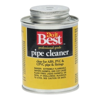 Do it Best 32 Oz. All-Purpose Pipe Clear PVC Cleaner - 1 Each - 32 oz ...