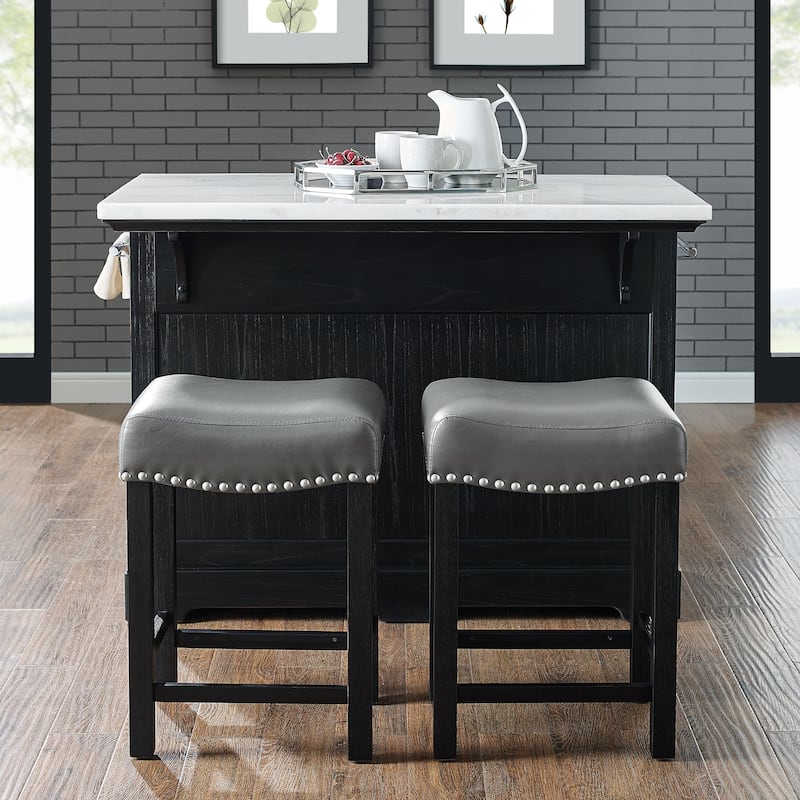 Steve Silver Ariana Kitchen Island 3-Piece Set - Overstock - 31243775