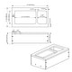 Dowell Trash Can Pull Out Set - 15" Wide w/Wood Base - Bed Bath ...