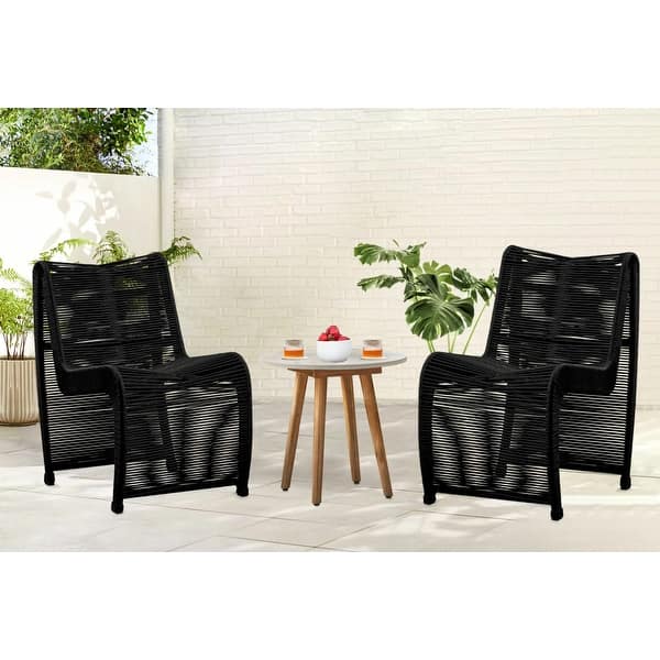 Lorenzo Rope Outdoor Patio Chairs, Set of 2 - Bed Bath & Beyond - 36243462