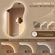 Irregular Frameless Backlit Bathroom Mirror, Asymmetrical Vanity Mirror ...