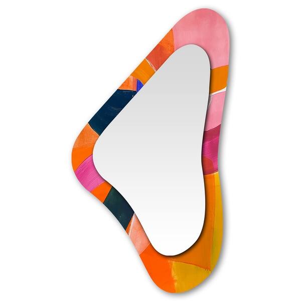 funky shape mirror