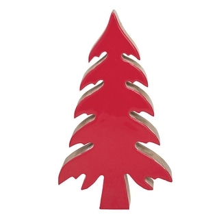 Enameled Mango Wood Christmas Tree - Bed Bath & Beyond - 41958261