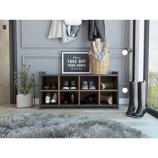 Entryway Storage Unit, Eight Shoe Capacity -Espresso - Bed Bath ...